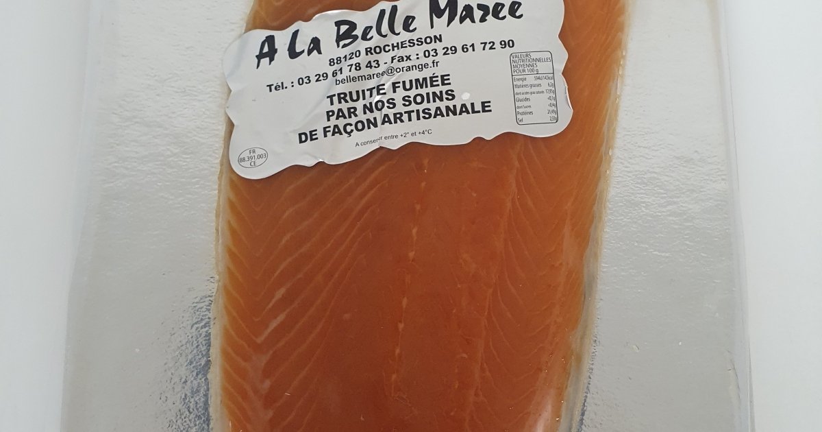 Truite fumé traiteur ( 6 tranches )